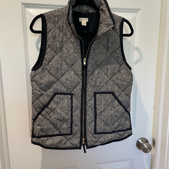 J Crew Herringbone Vest